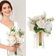 Aellinatey Artificial Flower Bride Bouquet Simulation Handheld Flower ...