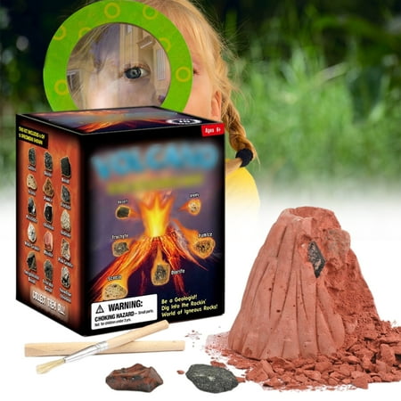 Volcano Rock Mineral Dig Kit for Kids Volcanic Stone Digging Toy DIY ...