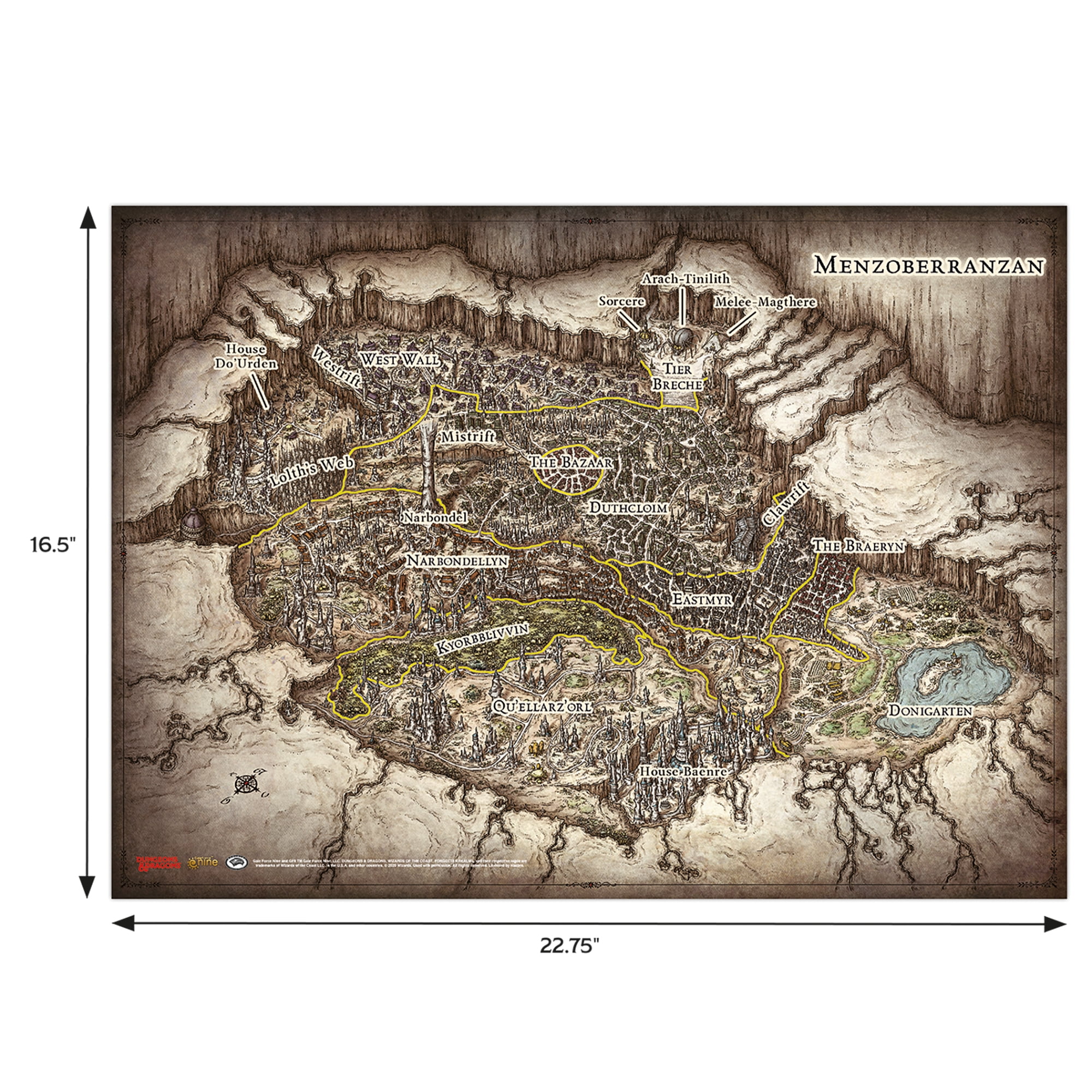 Buy D&D: Out of the Abyss: 2 Map Set - GF9's Official Dungeons & Dragons Tapletop Maps ...