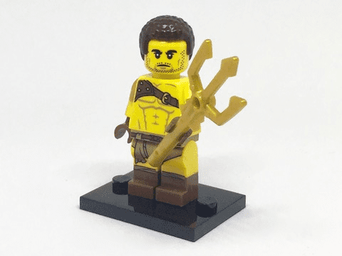 Buy LEGO Collectible Series 17 Roman Gladiator Minifigure - Complete ...