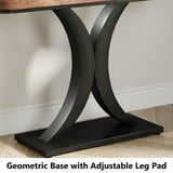 TribeSigns Industrial Console Table, 40 Inch Narrow Entryway Table ...