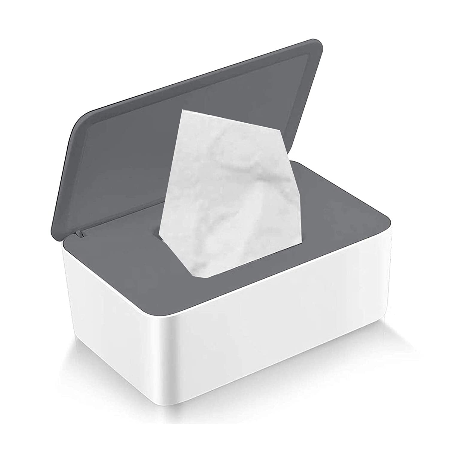 Dustproof Tissue Storage Box Case Wet Wipes Dispenser Holder with Lid ...