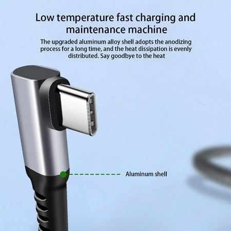 Charging Cable Nylon Woven Type-C 5M 5Gbps VR Data Transfer Wire ...