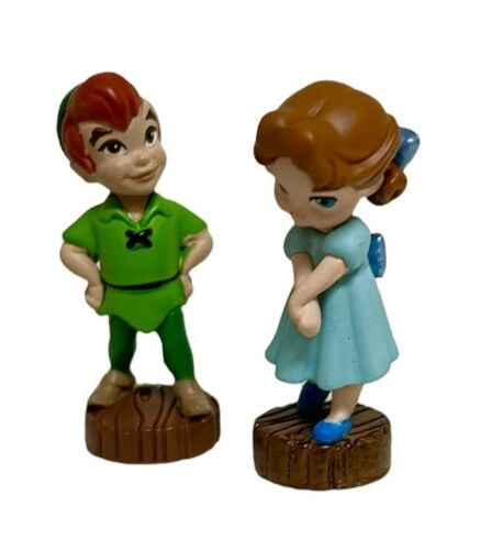 Baby Wendy & Peterpan Peter Pan Mini 1” Cake Topper Figure Figurine ...