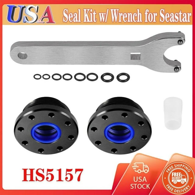 HS5157 Front Mount Hydraulic Steering Cylinder Seal Set for Seastar ...
