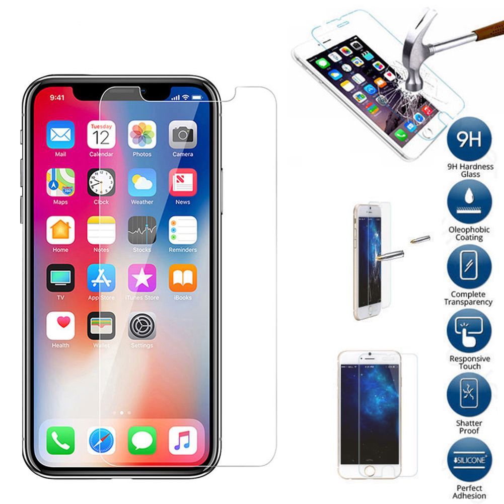 Zeus 2.5D 9H Premium Tempered Glass Screen Protector Film for iPhone X ...