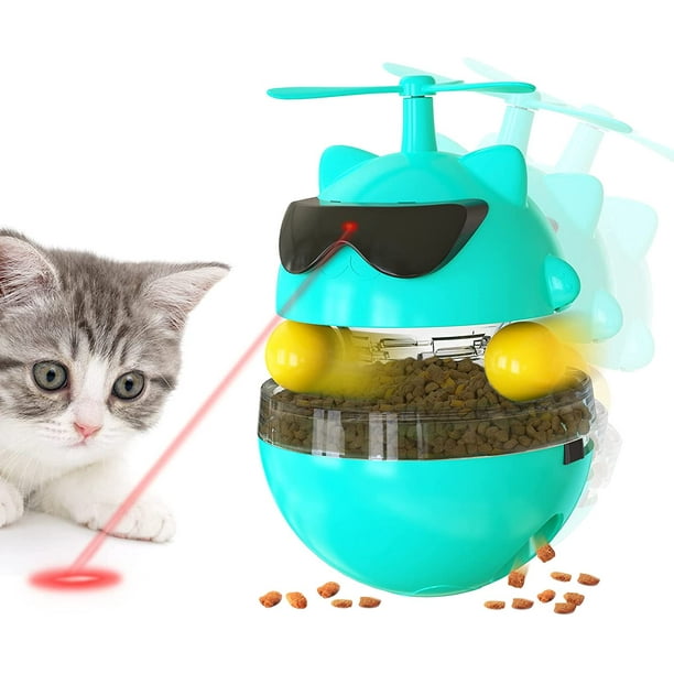 VEEKI Cat Laser Toy Automatic, Cat Toys for Indoor Cats(with Laser/Food ...