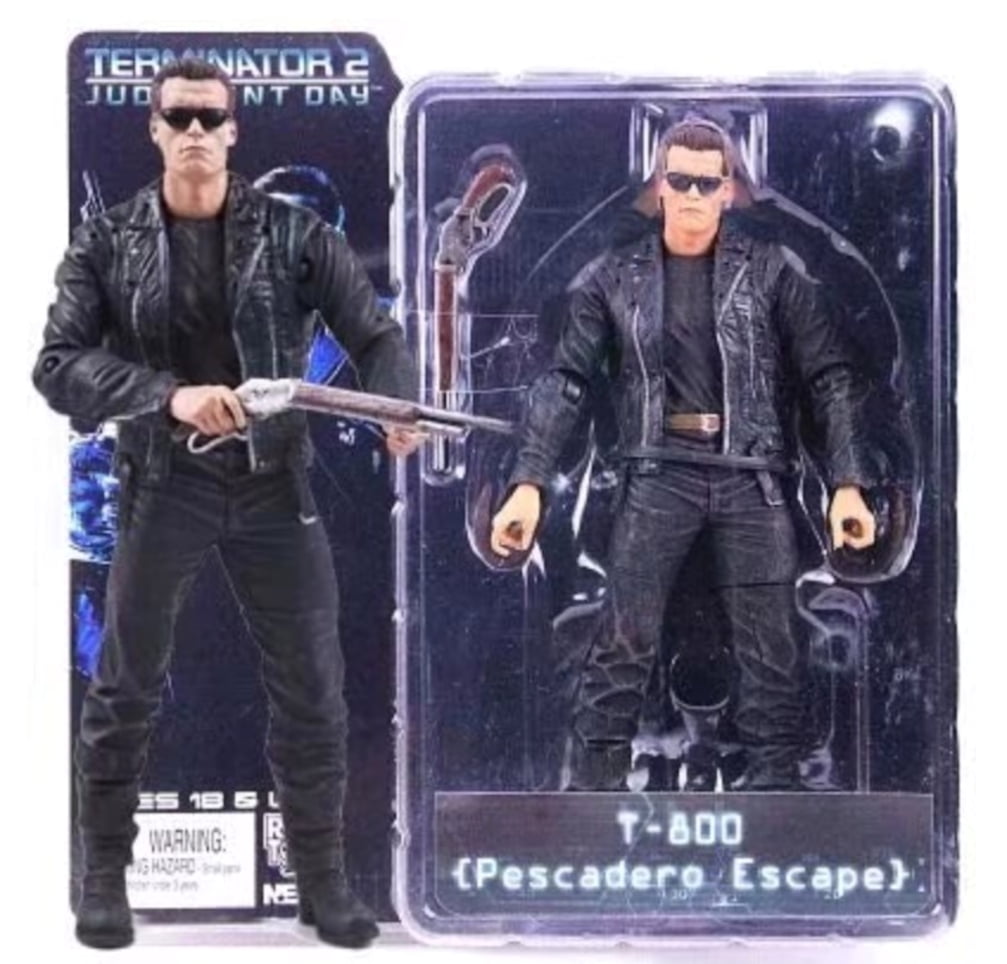 T-800 Terminator Action Figure 7 Inch Arnold Schwarzenegger Collectible ...