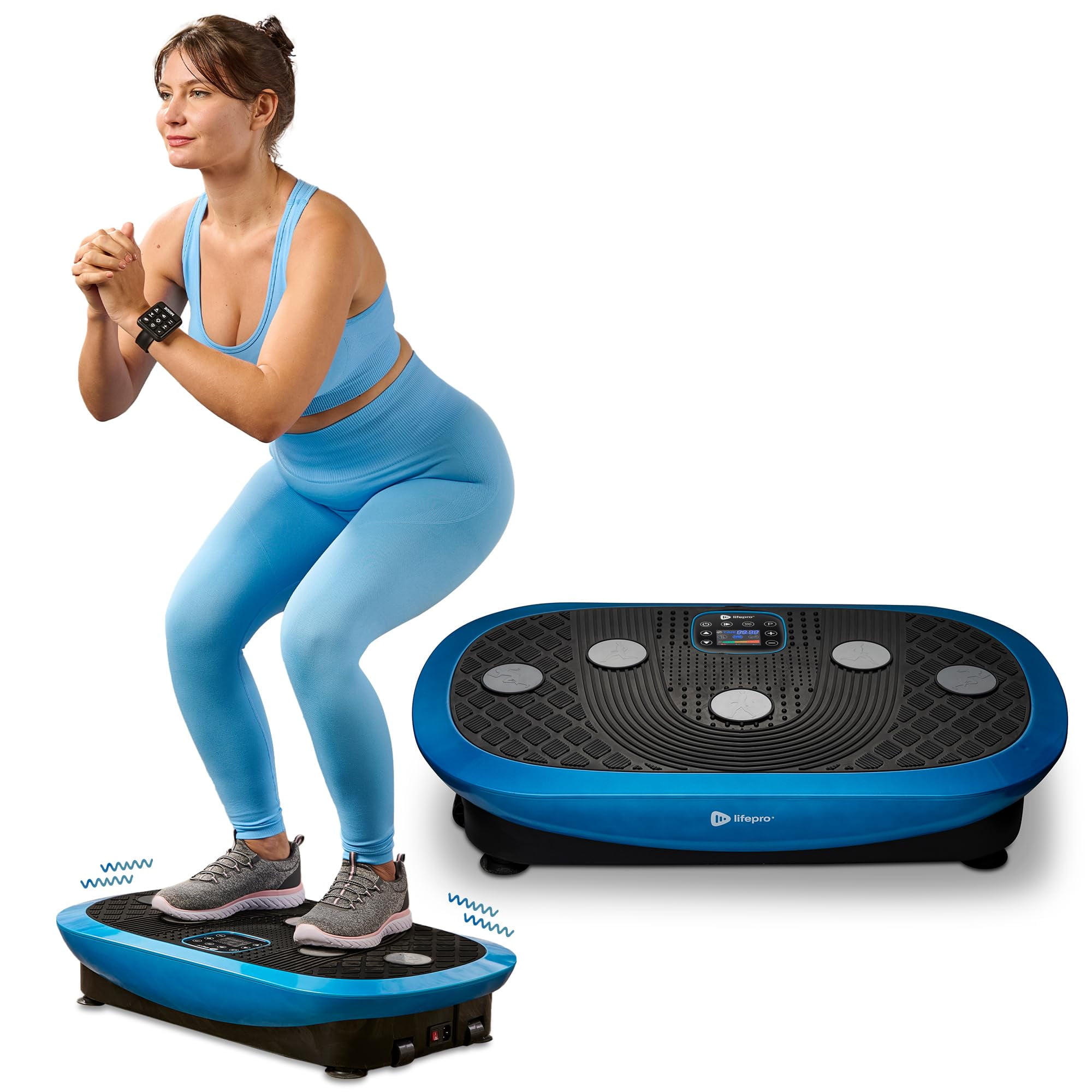 Máquina de ejercicios con placa vibratoria LifePro Rumblex Plus 4D | Bodega Aurrera en línea