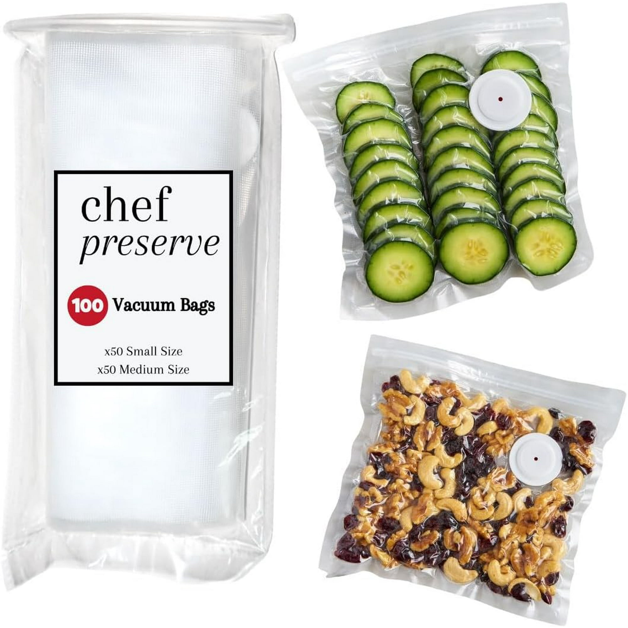 Click here for Nobrand Reusable Vacuum Sealer Bags For Food - 30... prices