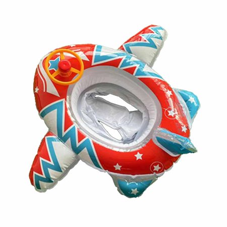 Kids Inflatable Float Air Bed Lake Boat Swimming Floats With 2 Handles ...