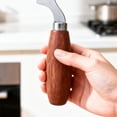 2pcs Stainless Steel Scallion Chopper with Ergonomic Wooden Handle, 14 ...