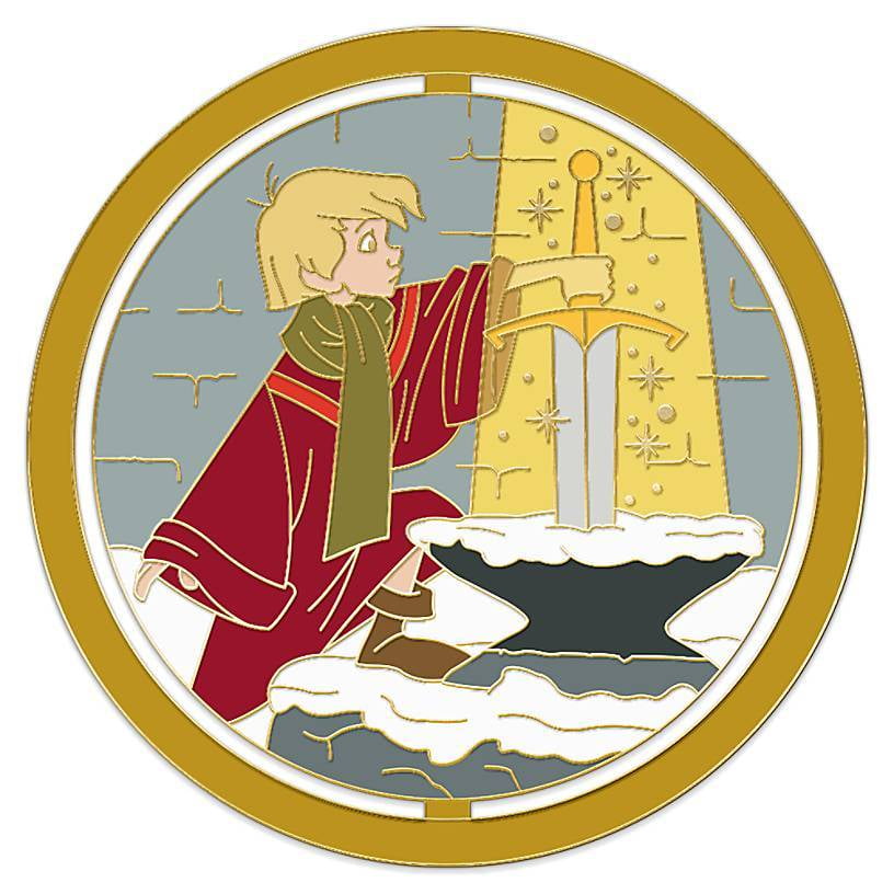 Disney Wart Spinner The Sword in the Stone Emblems Limited Pin New with ...