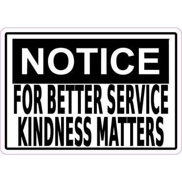 5in x 3.5in Notice Pay First Thank You Magnet Magnetic Business Sign ...