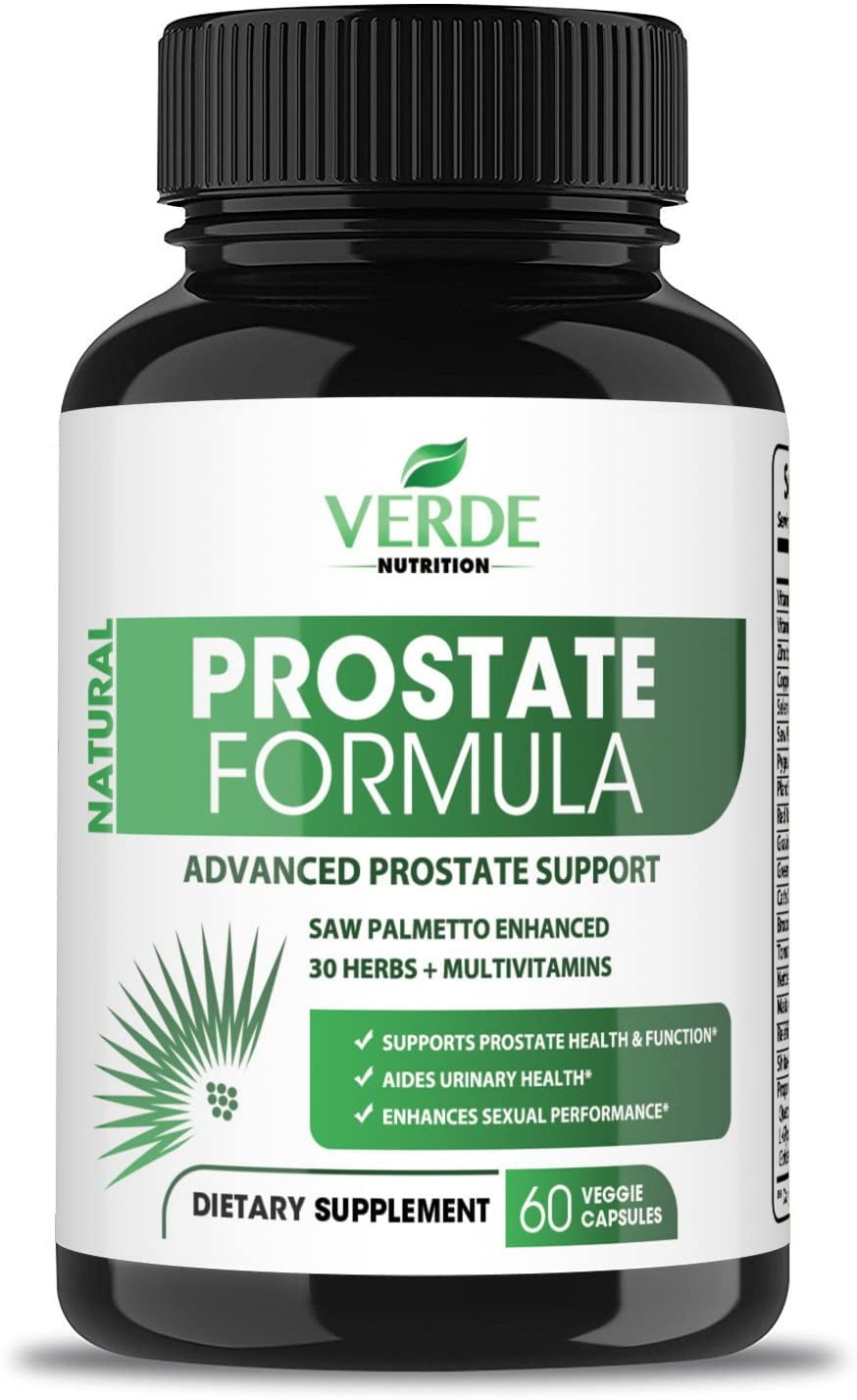 Verde Nutrition Prostate Supplements For Men Bladder Control Pills