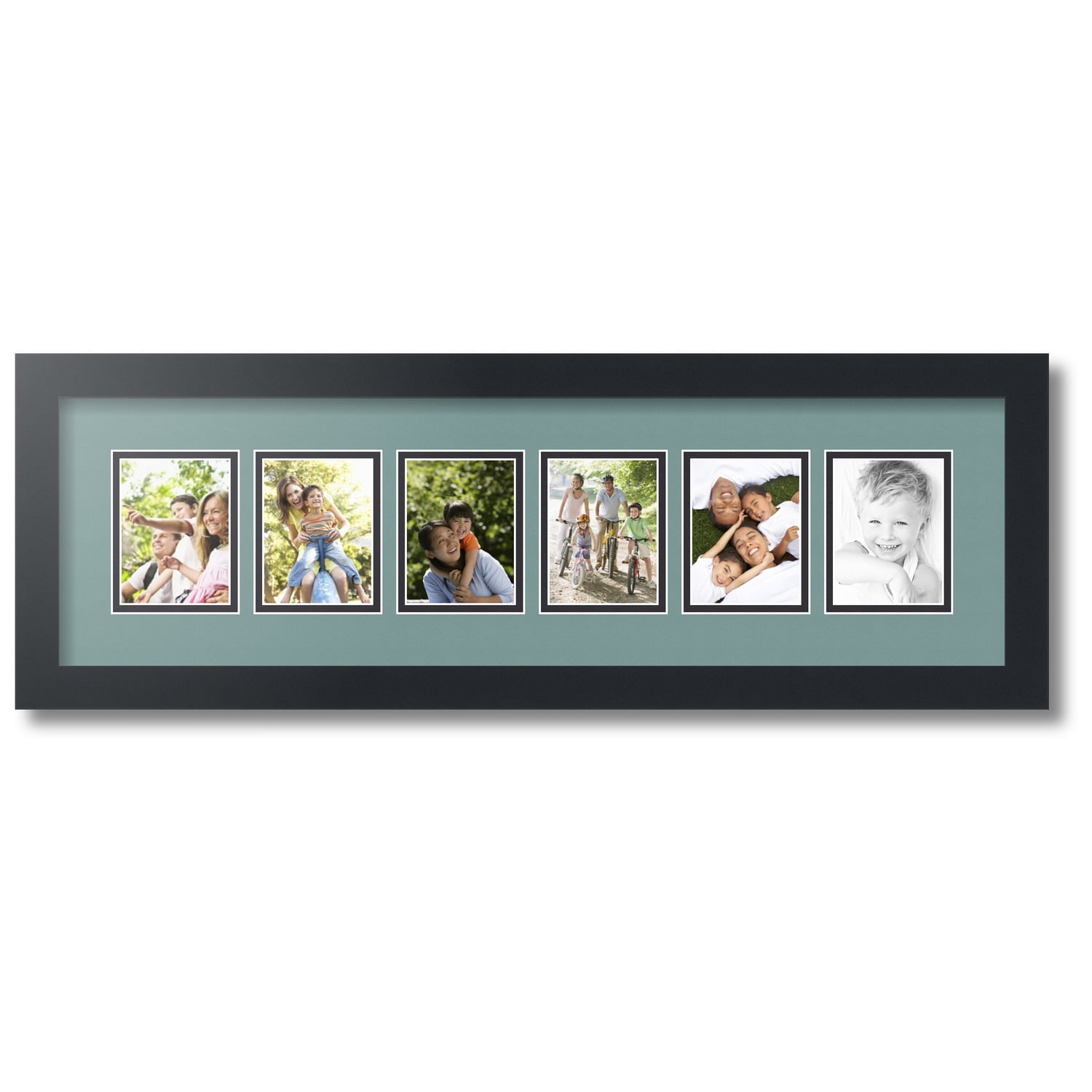 ArtToFrames Collage Photo Picture Frame with 6 - 3x4 Openings, Framed ...