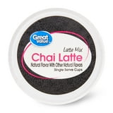 Great Value Chai Latte Drink Mix Single-Serve Cups, 12 Ct - Walmart ...
