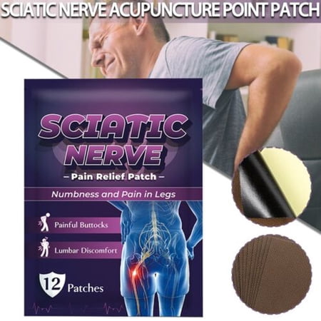 12x Sciatica Nerve Pain Relief Patch Heating Patch Body Meridians ...