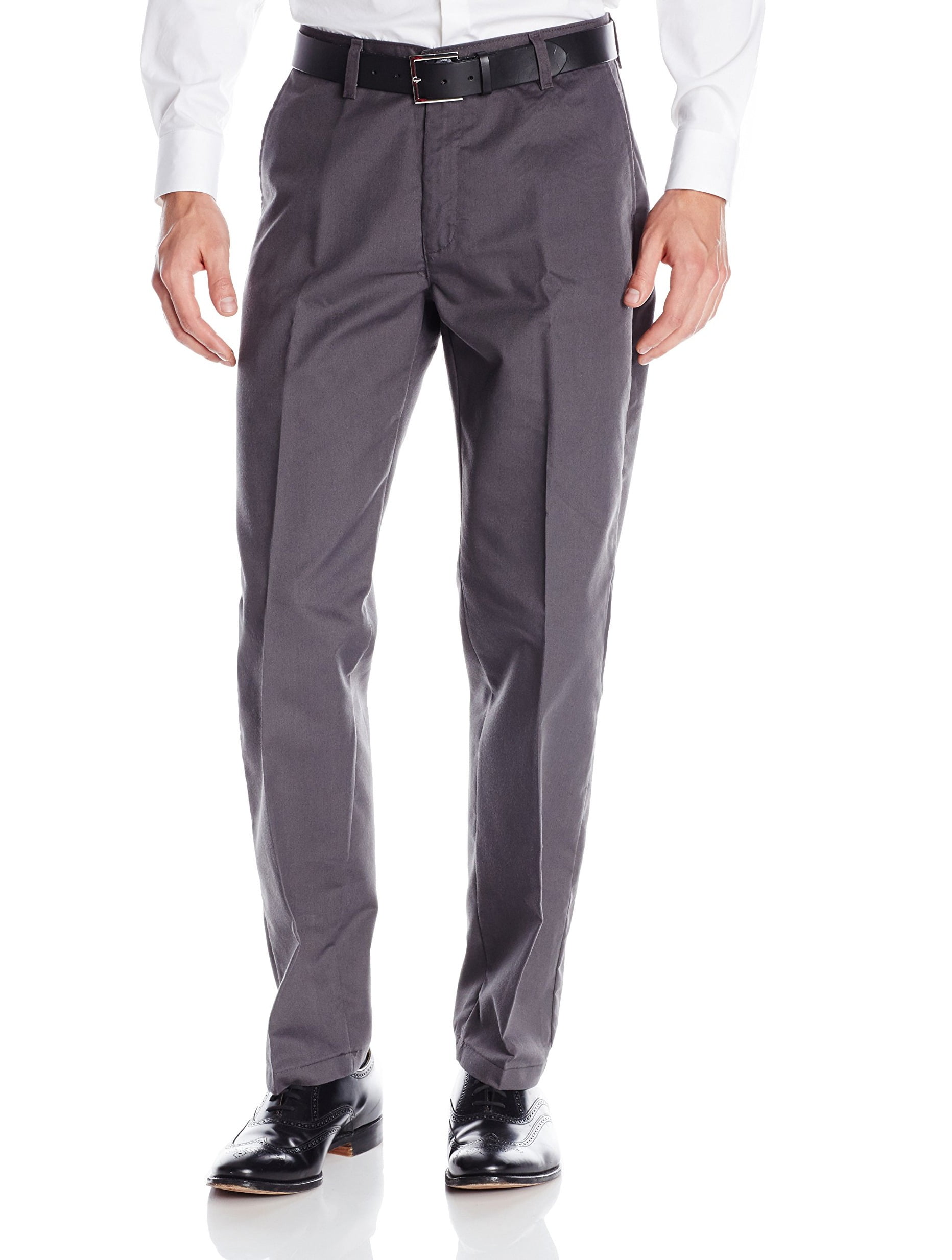Lee NEW Charcoal Gray Mens Size 36 Relaxed Classic Fit Flat Front Pants ...