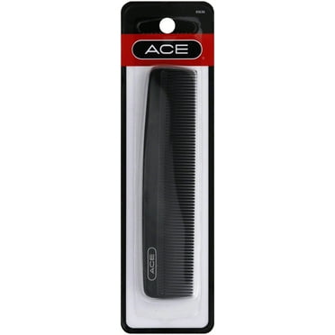 ACE Hair Comb, 7-Inch Fine Tooth Comb, Black, 1 Ct - Walmart.com
