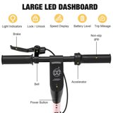 HOVERMAX Electric Scooter with Seat for Adults, 500W Motor 10" Commuter ...