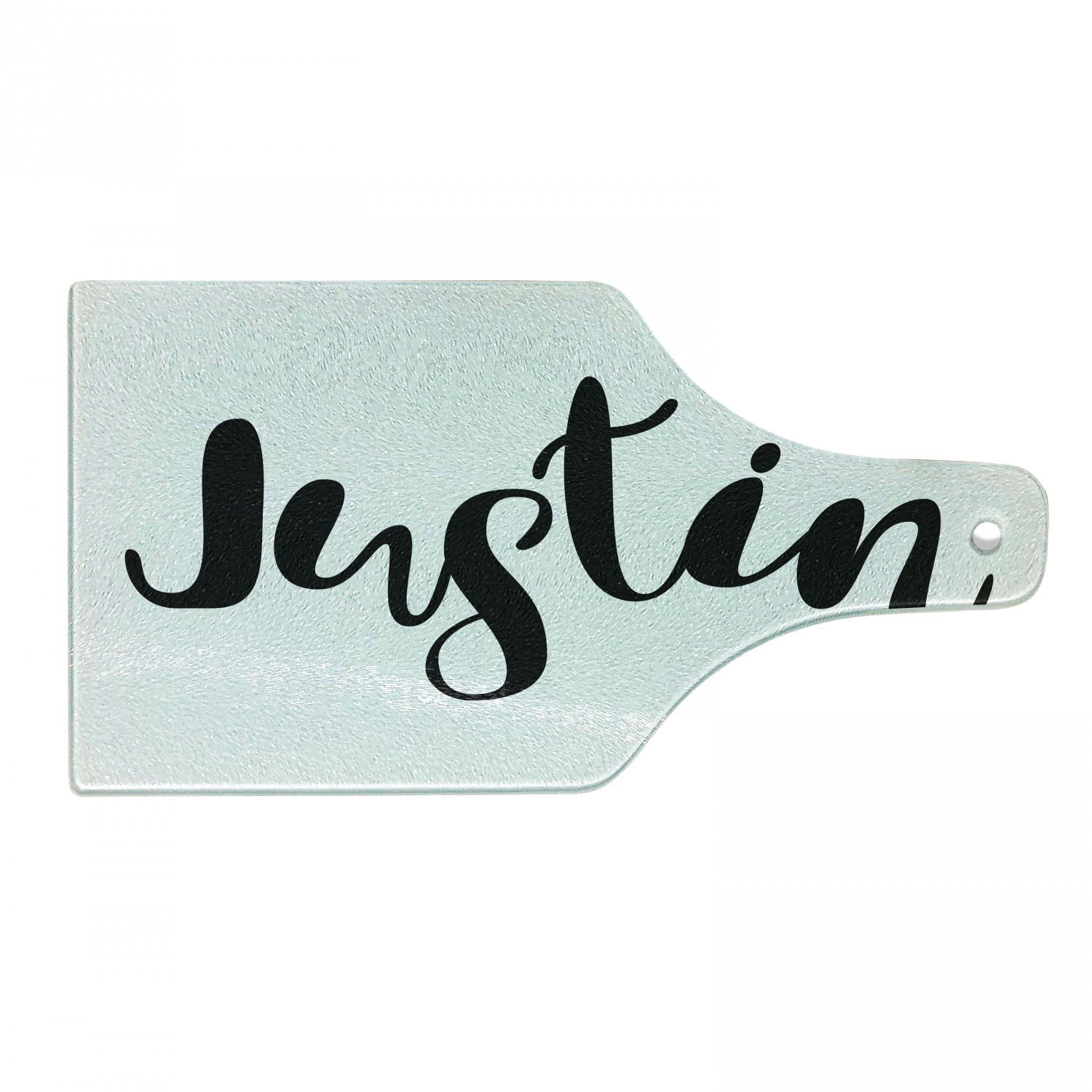 Justin Cutting Board, Modern Calligraphy with Popular Male Name ...