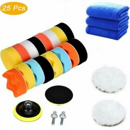 MYG Polishing sponge trolley 25 pieces set Wireless screwdriver ...