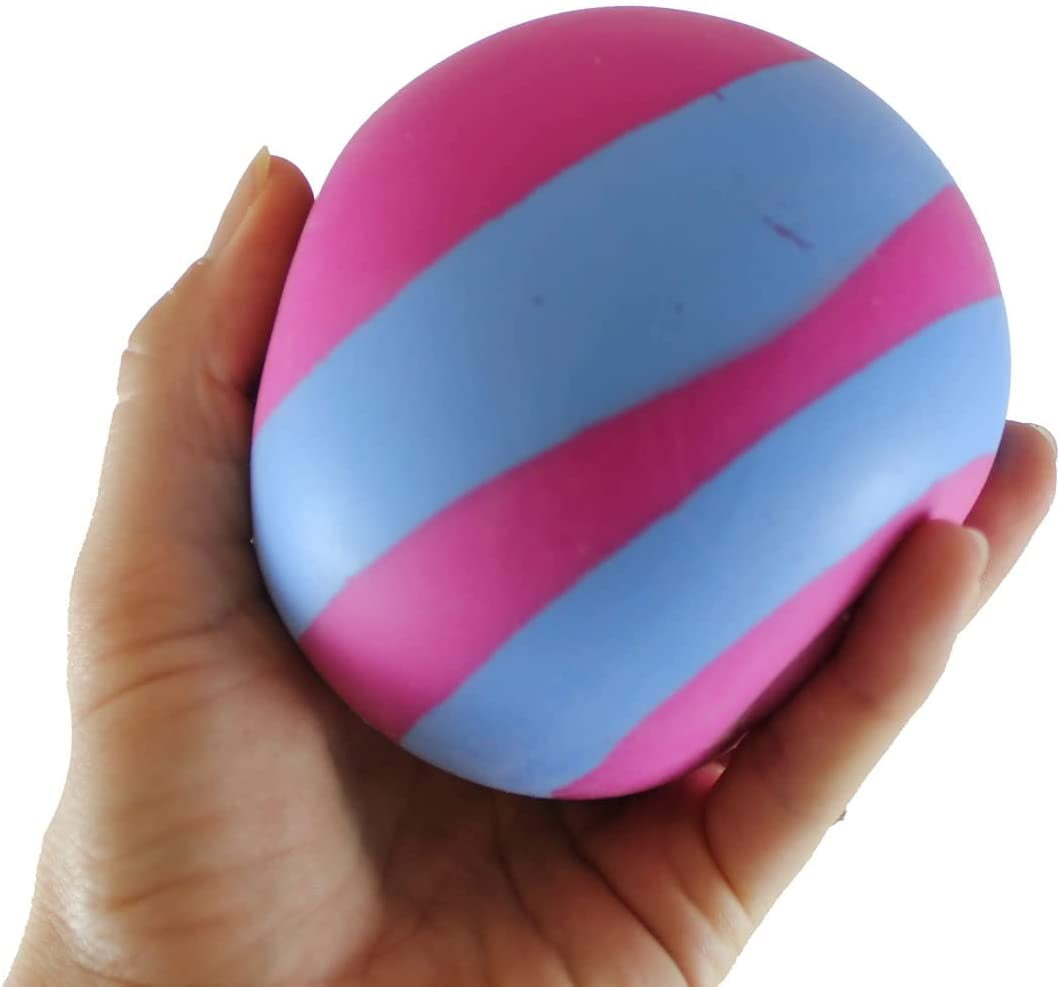1 Jumbo 4" Striped Doh Filled Stress Ball - Glob Balls - Squishy Gooey ...