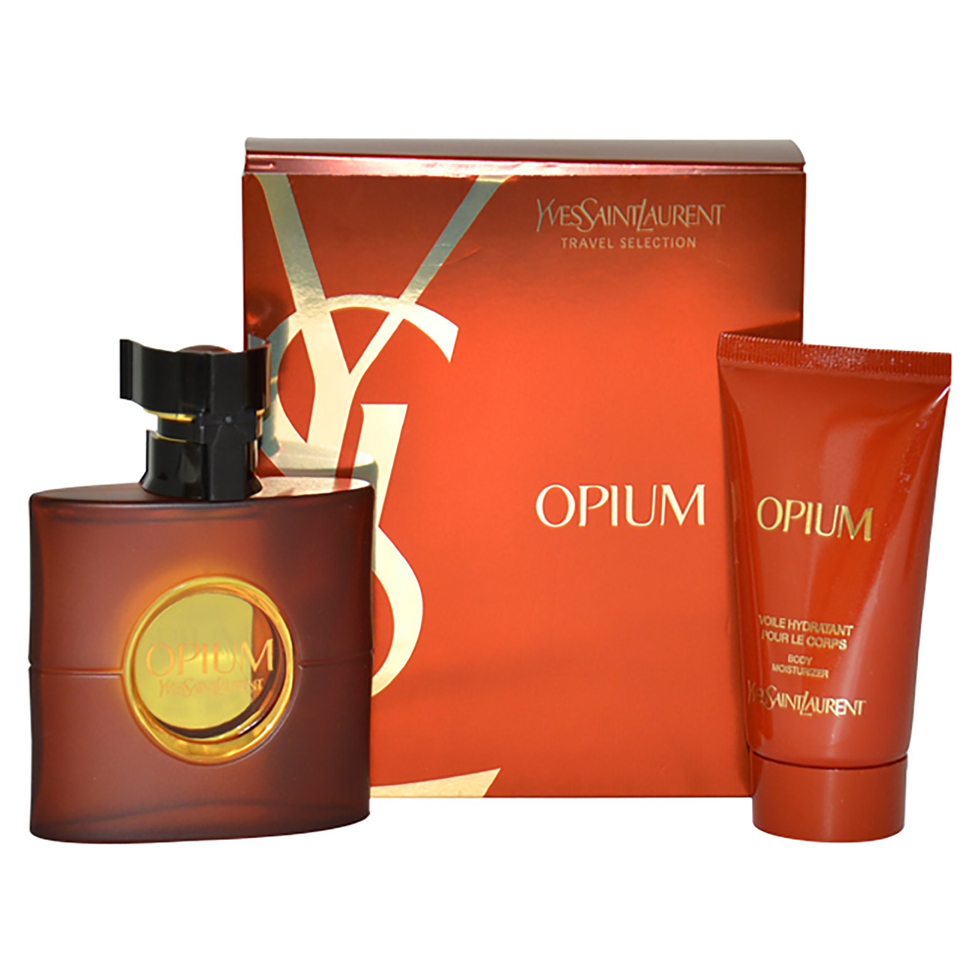 Opium By Yves Saint Laurent For Women 2 Pc Gift Set 1 6oz EDT Spray Opium By Yves Saint Laurent For Women 2 Pc Gift Set 1 6oz EDT Spray
