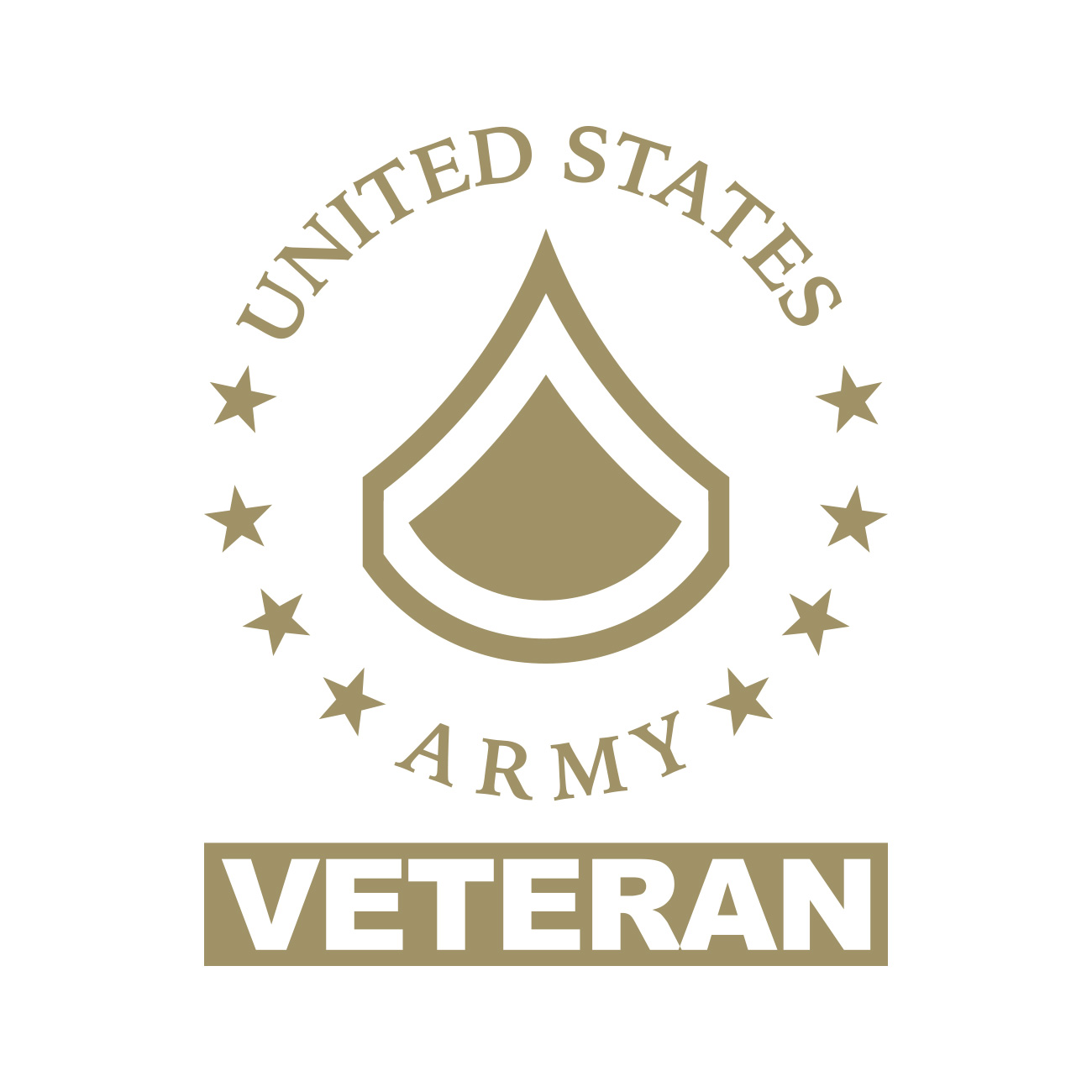 E-3 Private First Class Veteran US Army Rank Sticker Decal Die Cut ...