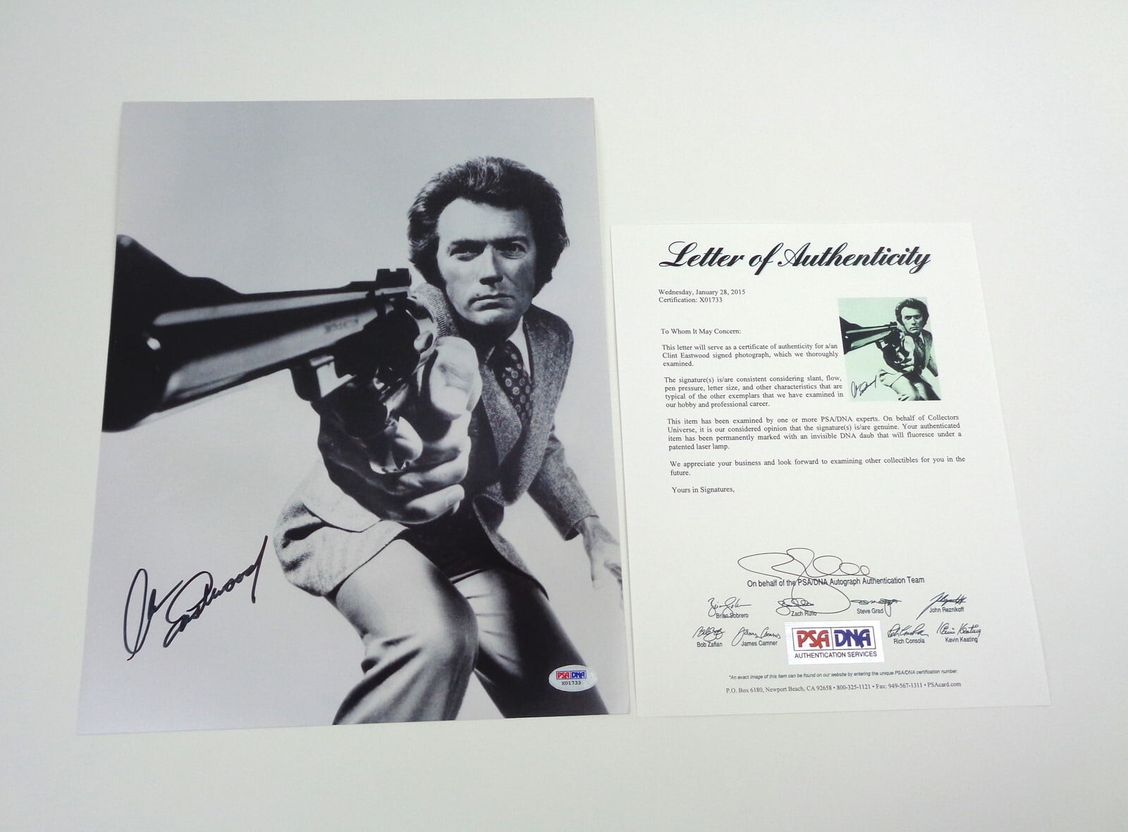 Clint Eastwood Signed Autograph 11x14 Photo PSA/DNA COA #2 - Walmart.com