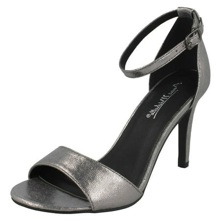 Ladies Anne Michelle High Heel Metallic Sandals | Walmart Canada