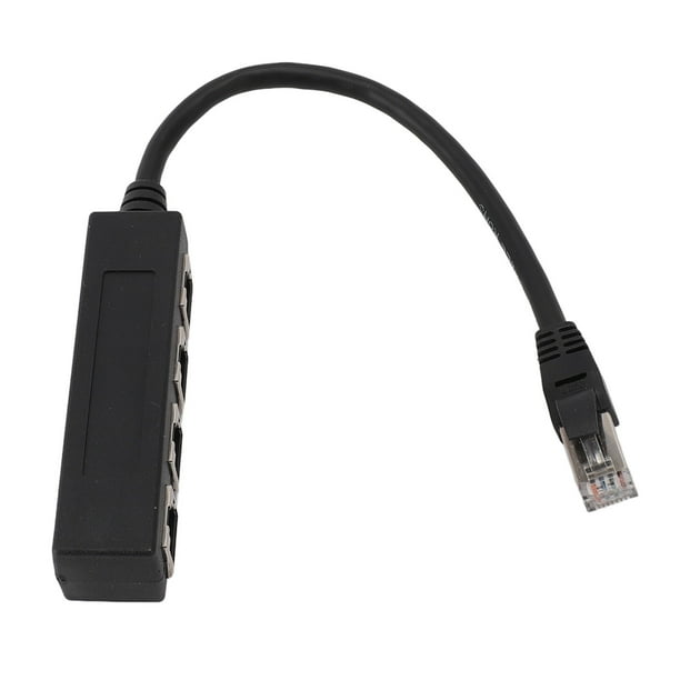 Ethernet Splitter, 100Mbps 1000Mbps RJ45 Splitter 1 To 4 Ports High ...