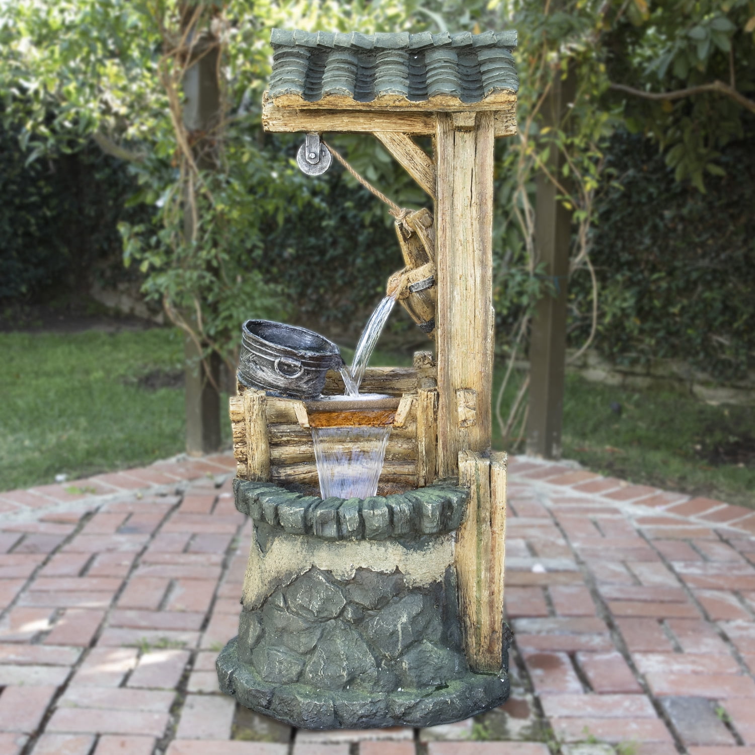 Diy well fountain hidden water line - raydiki