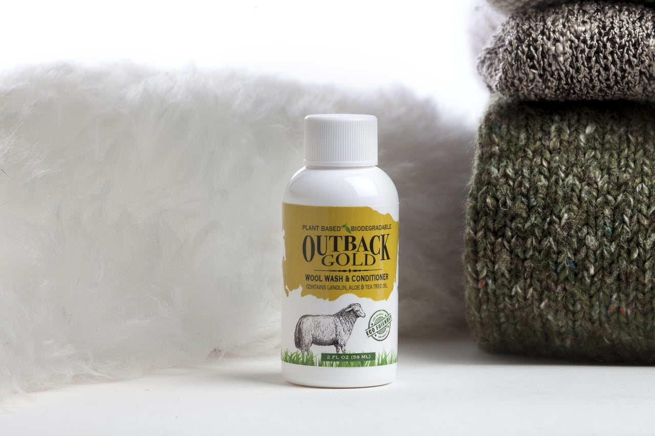 Buy Outback Gold, Wool Wash, 2 OZ Sample Size, Plant Based Mild Liquid ...