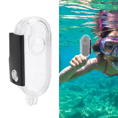 Peahefy 45m Waterproof Underwater Protective Housing Case for Insta 360 ...