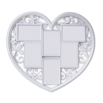 Free Shipping! Heart Shaped Family Photo Frame Collage Display Three ...