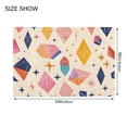 BZSMCE Diamonds Variety Gradients Cartoons Pattern 2-Piece Non-Slip ...
