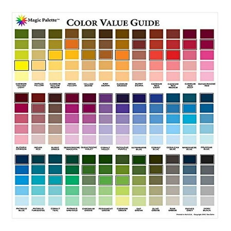 Color Wheel Magic Palette Artists Color Value Guide,Multi | Walmart Canada