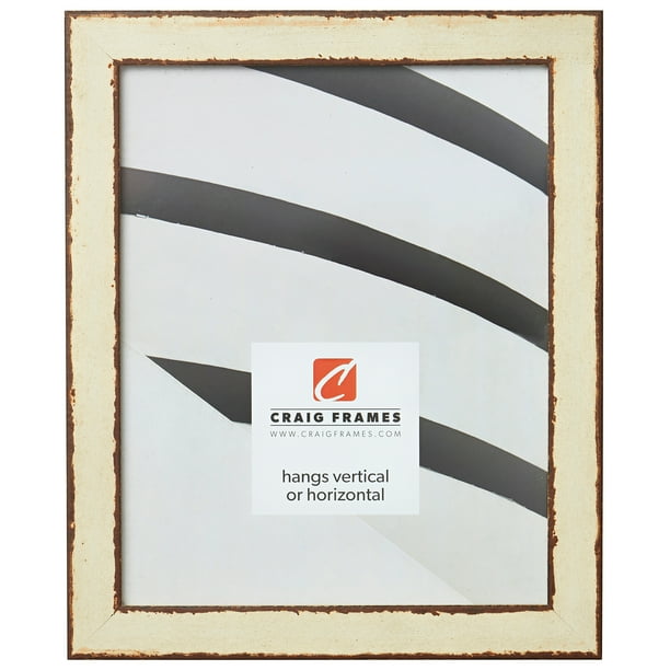 Craig Frames Ferro, 17x22 inch Picture Frame, Rusted Ivory - Walmart.com