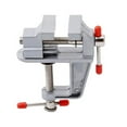 VerPetridure Aluminum Table Bench Top Vise Vice Universal Swivel Clamp ...