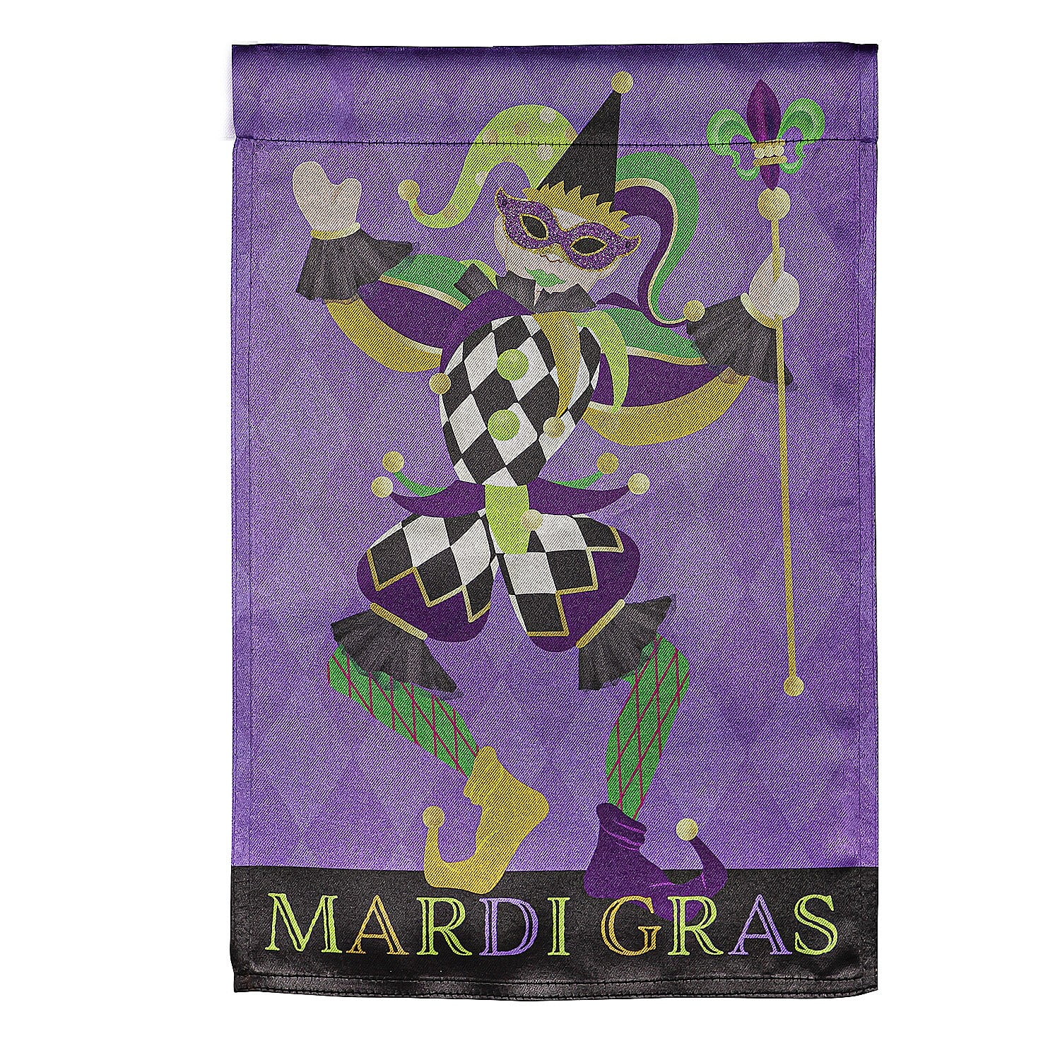 Evergreen Jester Garden Flag 12.5 x 18 Inches Indoor Outdoor Decor ...