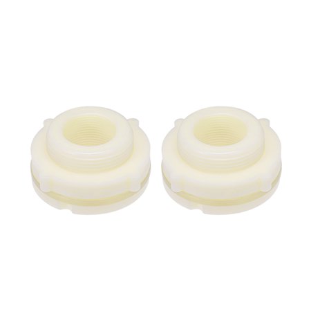 ABS Bulkhead Tank Fitting Adapter for Rain Bucket Aquariums Water Tanks ...