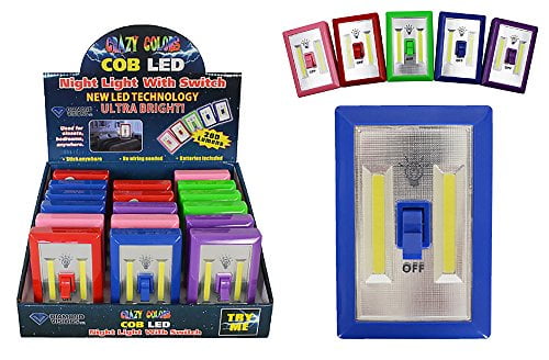 Diamond Visions 08-1715 COB LED Crazy Colors Portable Light Switch in ...
