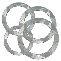 Fuel Rider 15 Inch Beauty Trim Rings Compatible with 2004-2009 Toyota ...