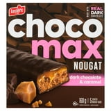 Leclerc Chocomax Dark Chocolate & Caramel Nougat Bars, 160g/5 nougat ...