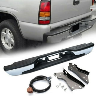 HECASA Rear Step Bumper Chrome for 1996-2007 GMC Sierra Chevrolet ...