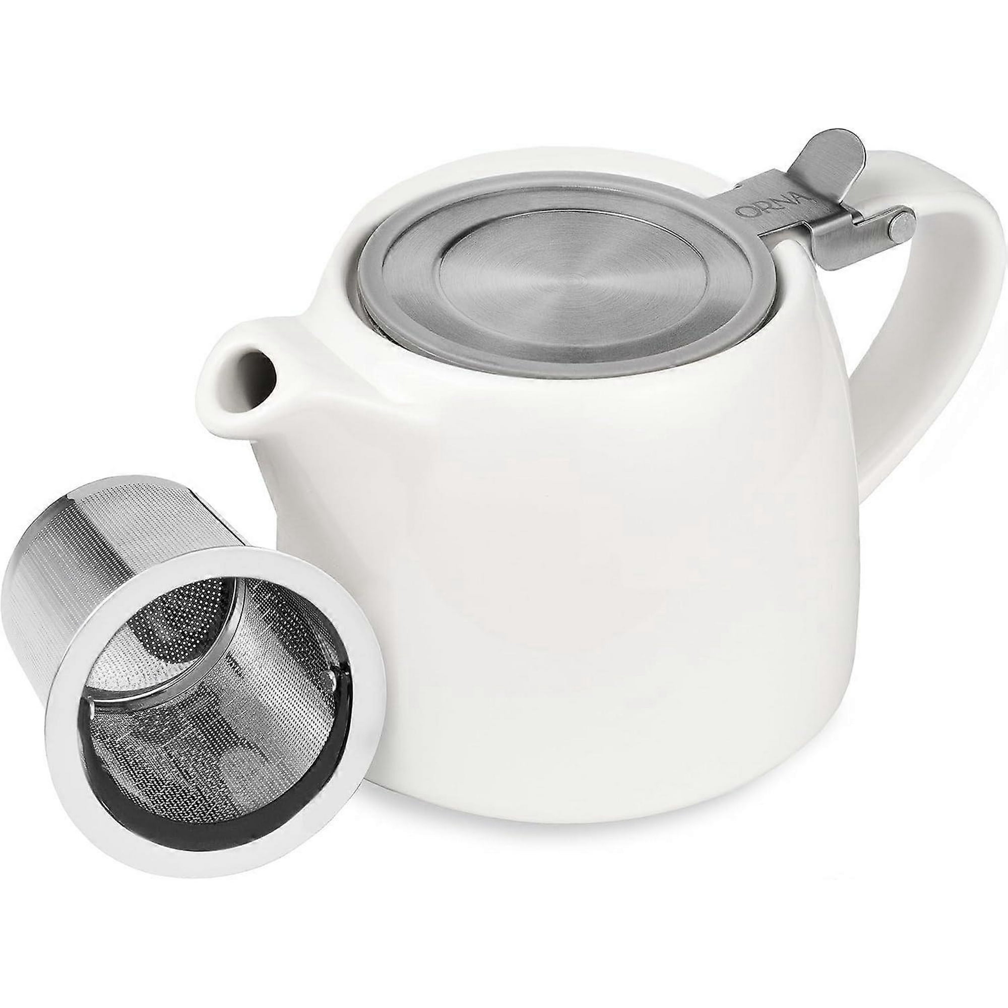Click here for Burrcr Ceramic Loose Leaf Teapot With Infuser Stra... prices