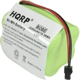 HQRP 2-Pack 2200mAh Battery for Uniden BEARCAT BC250 BC245 BC245XLT ...