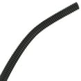 25 Ft Polyethylene Split Wire Loom Conduit Tubing, Black, Flexible ...